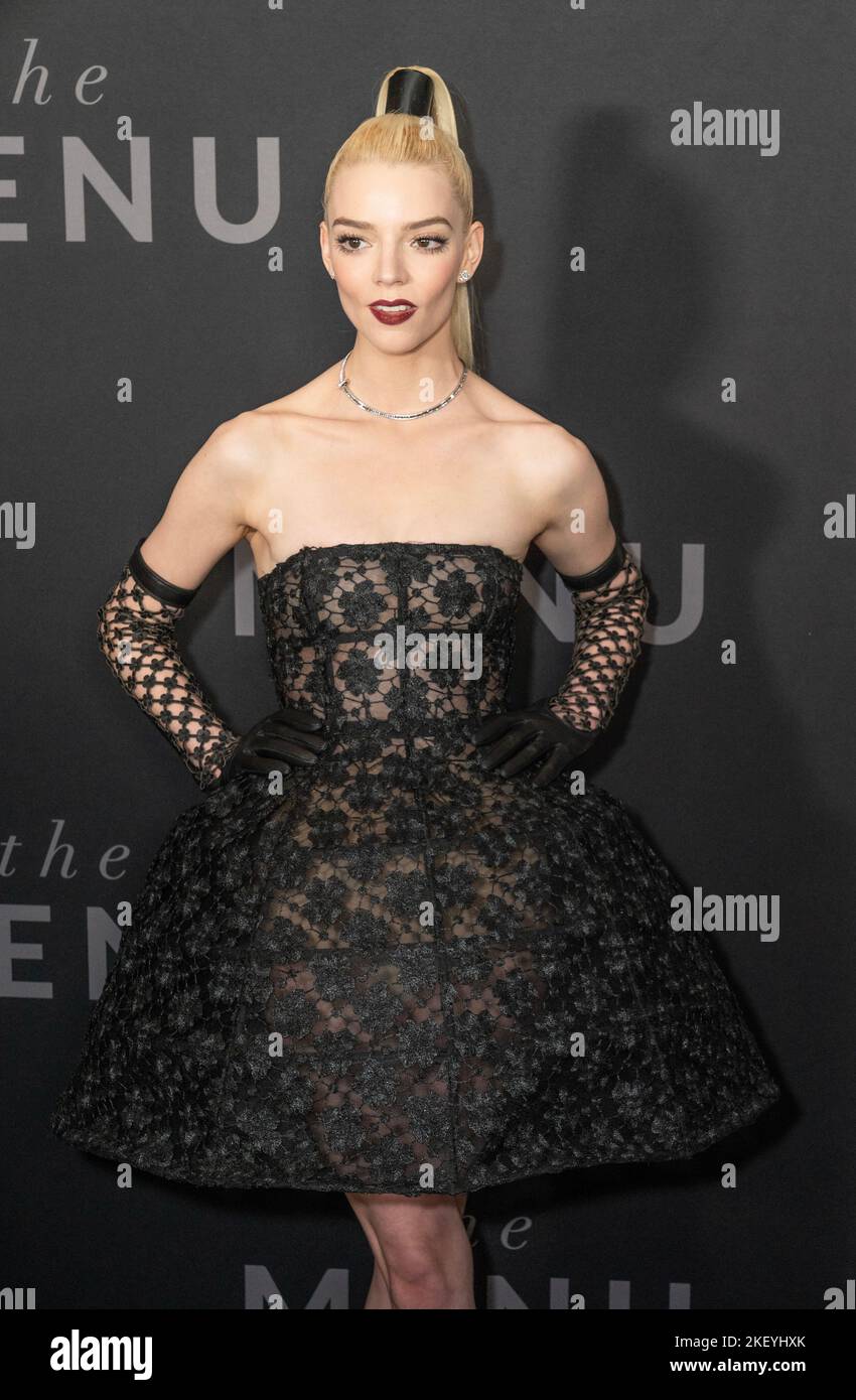 Anya Taylor-Joy wearing dress by Christian Dior attends premiere of The ...