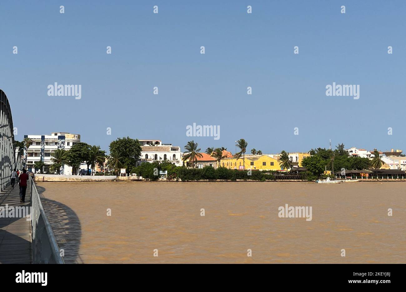 St. Louis, Senegal. 02nd Nov, 2022. The island of the city of St. Louis ...
