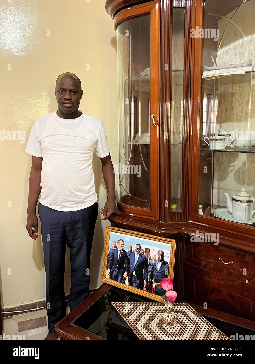 Emmanuel macron president senegal hi-res stock photography and images ...