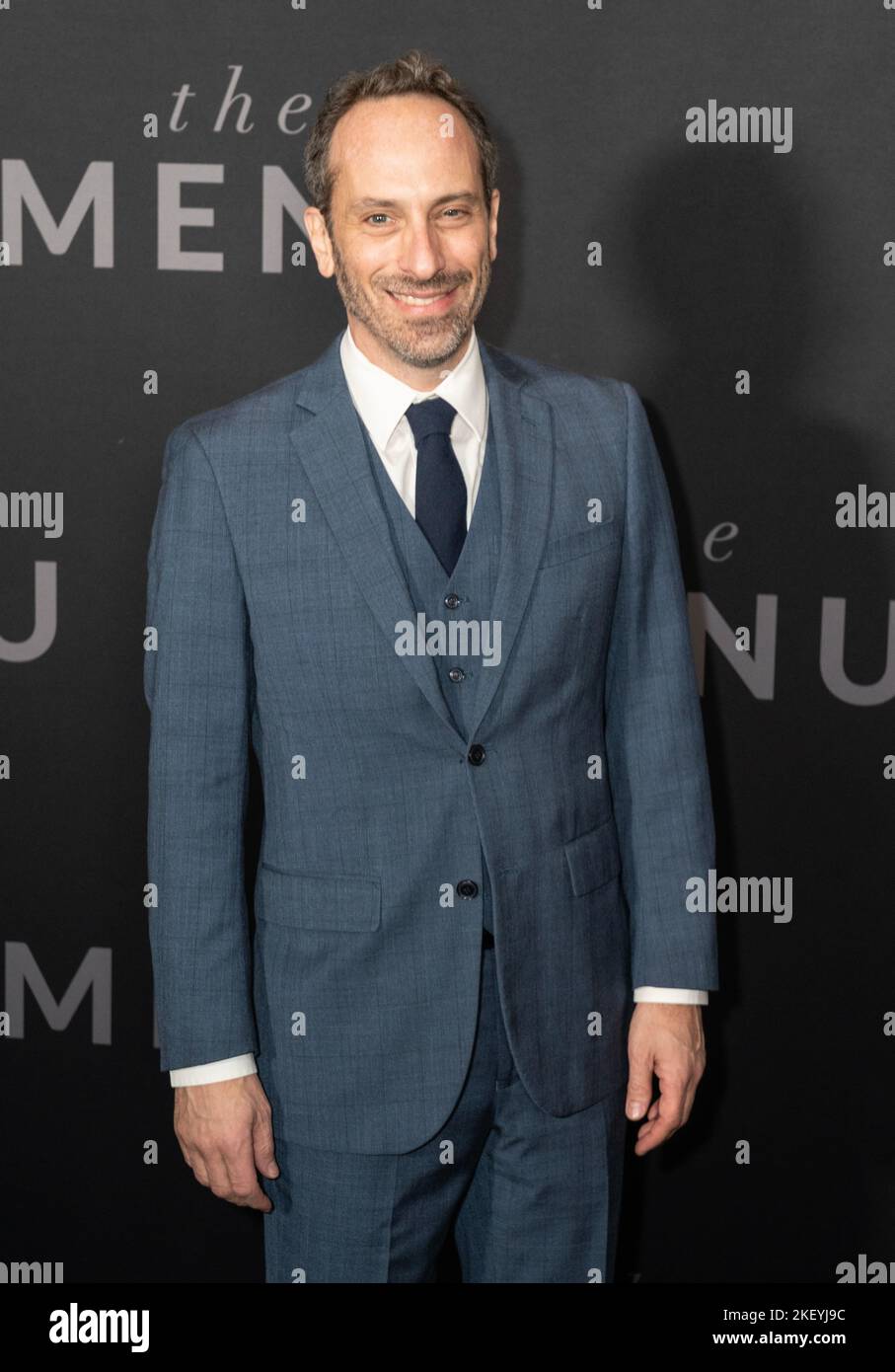 Peter Grosz attends premiere of The Menu movie at AMC Lincoln Square in ...