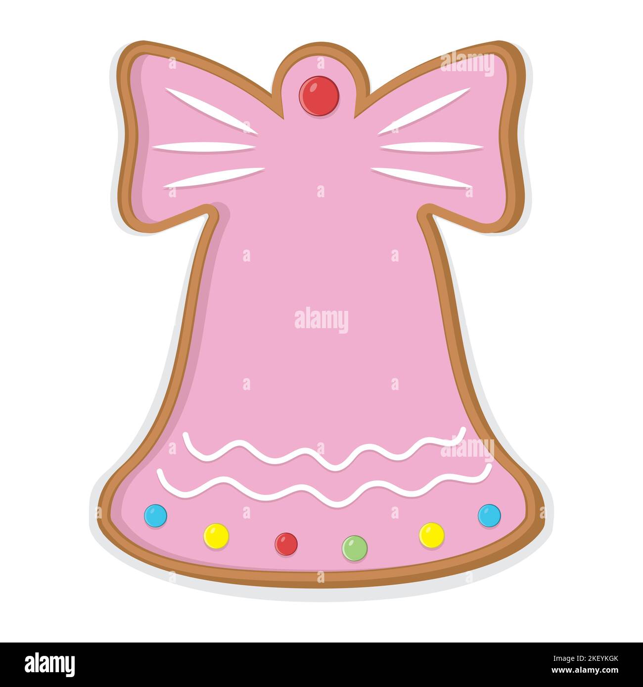 Tree bell shape cookies Stock Vector Images - Alamy