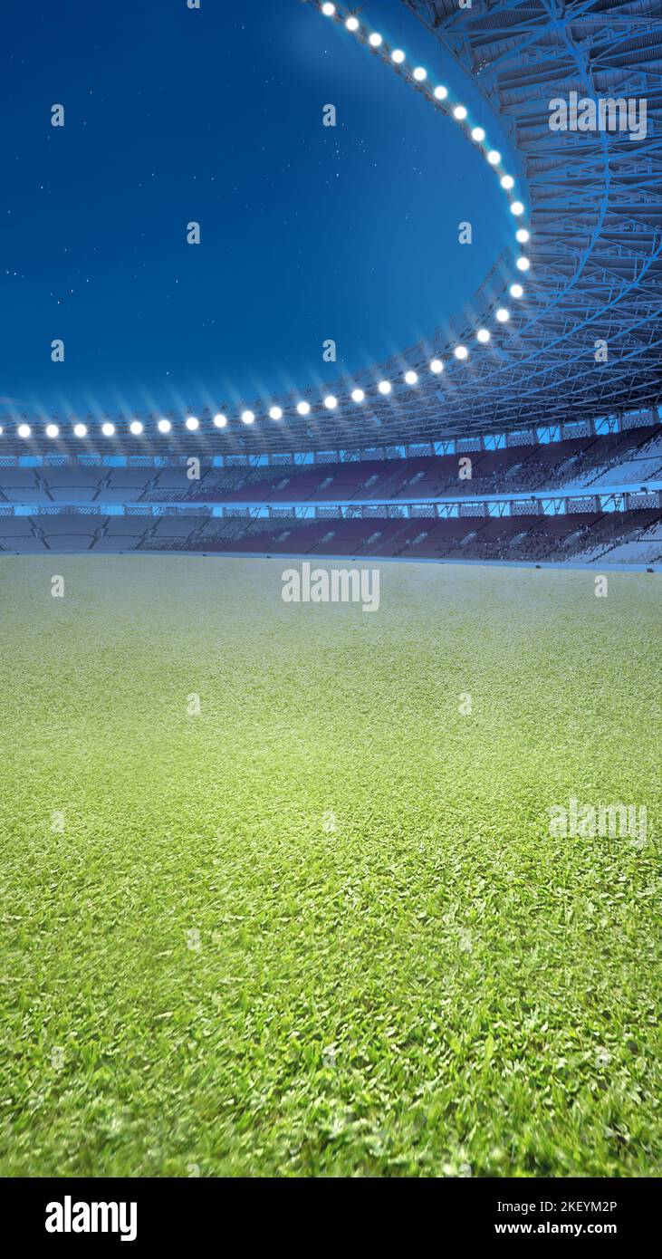 Grass inside the football stadium Stock Photo - Alamy