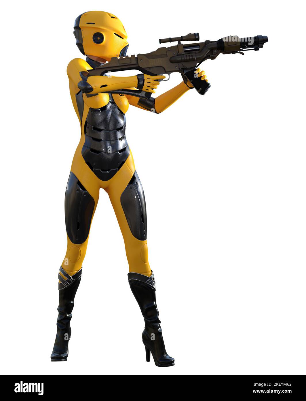 Female soldier silhouette hi-res stock photography and images - Alamy