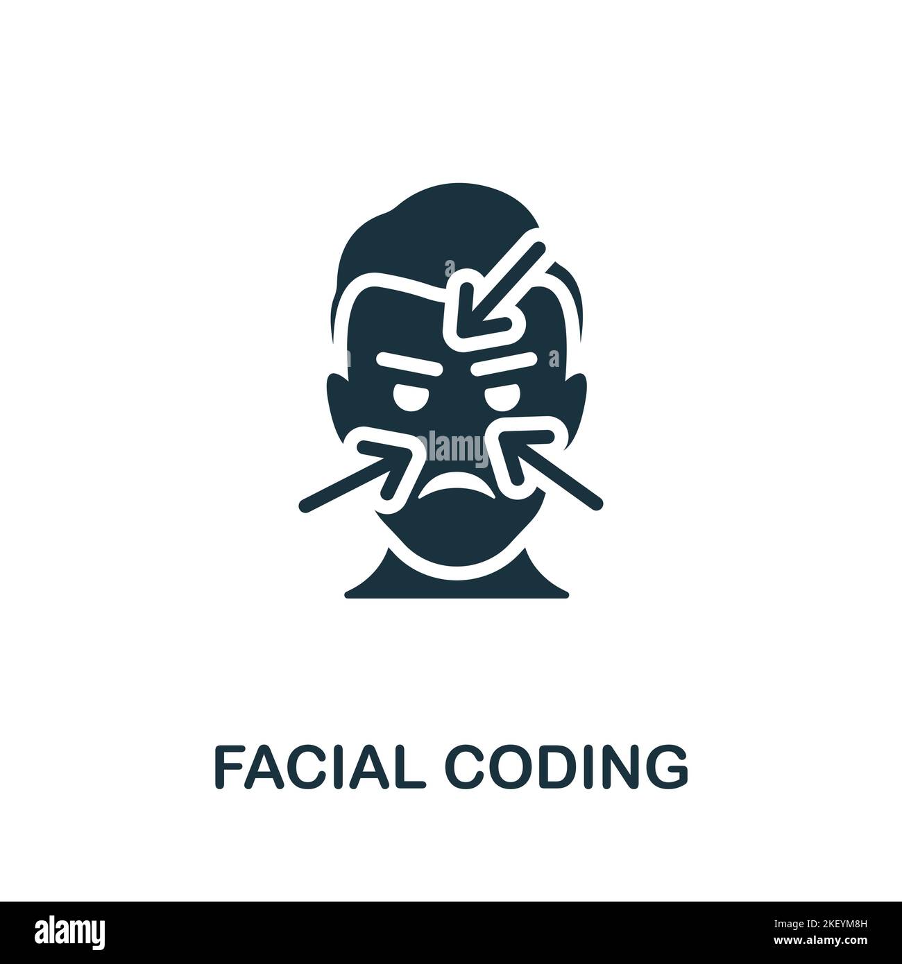 Facial Coding icon. Monochrome simple Neuromarketing icon for templates ... Facial Coding icon. Monochrome simple Neuromarketing icon for templates ...