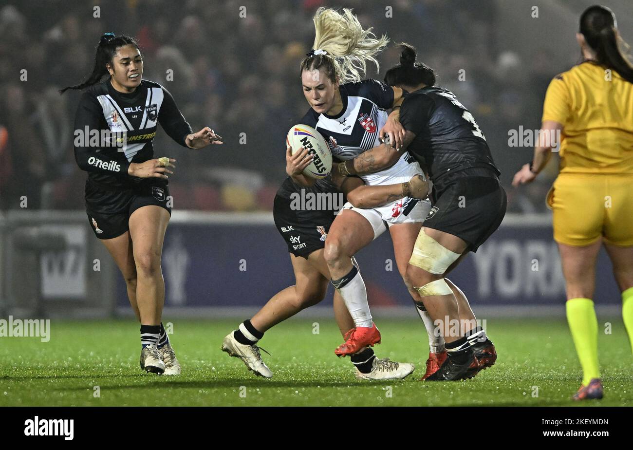 York, United Kingdom. 14th Nov, 2022. Womens rugby league world cup ...