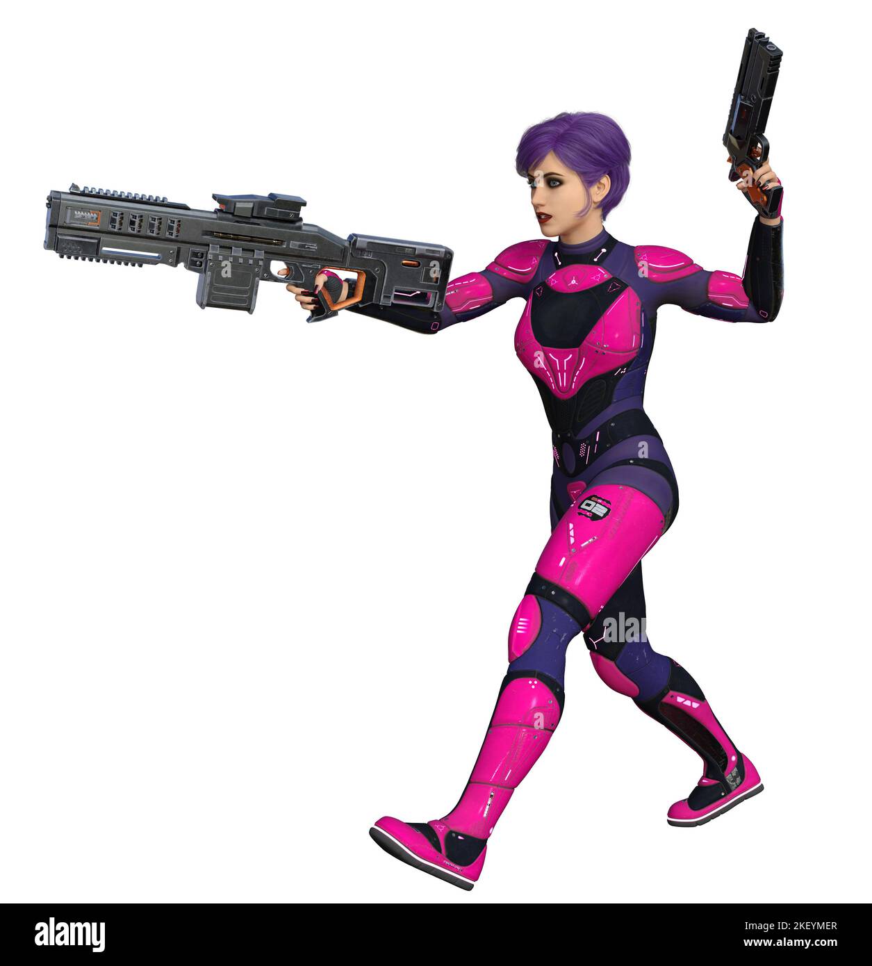 Woman security guard uniform Cut Out Stock Images & Pictures - Alamy