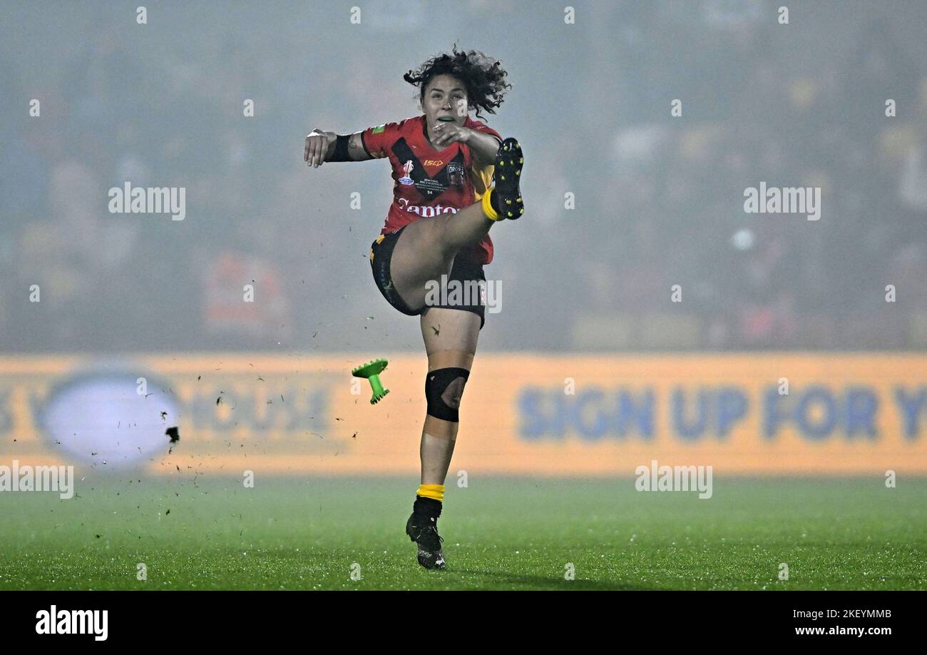 York, United Kingdom. 14th Nov, 2022. Womens rugby league world cup ...