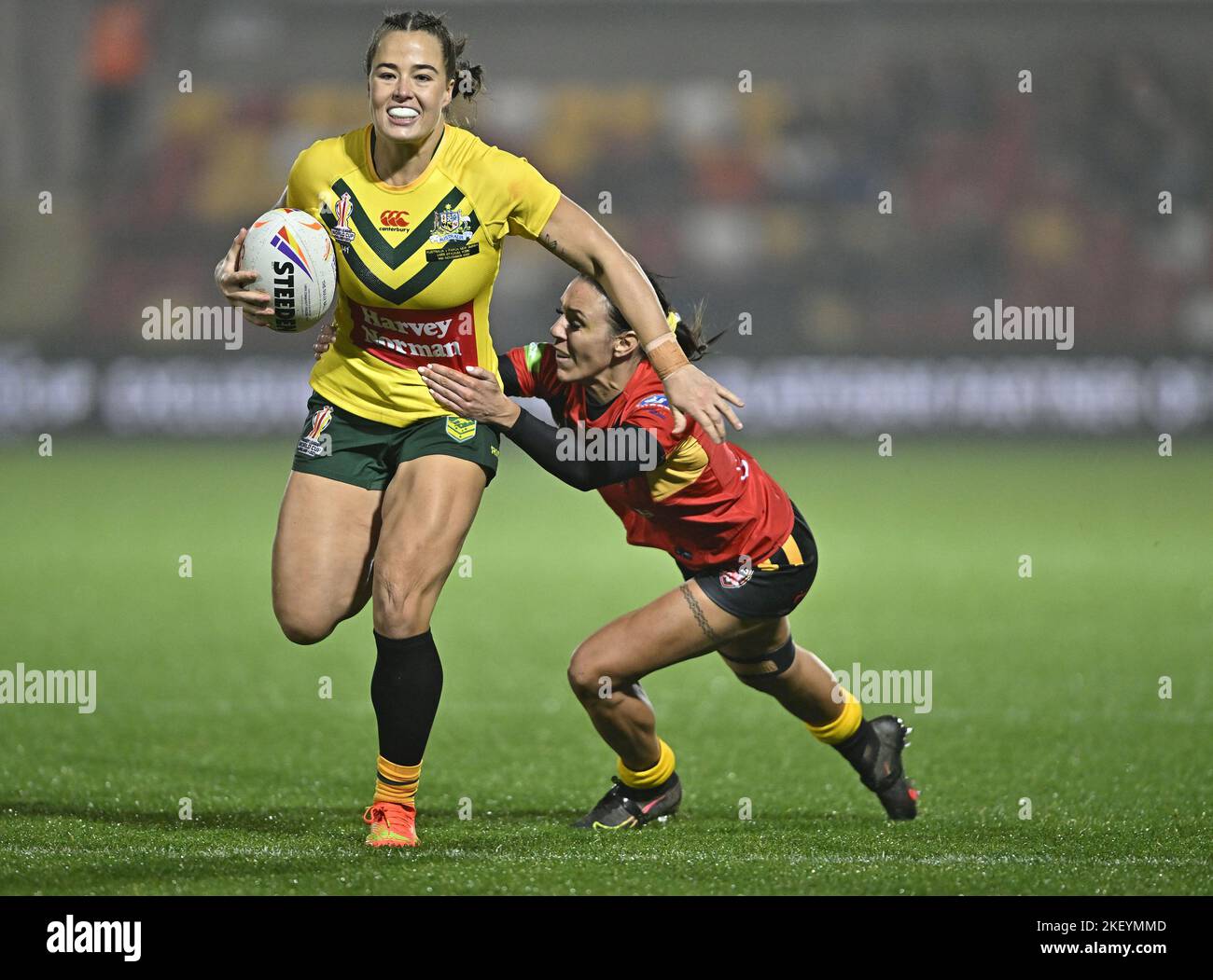 York, United Kingdom. 14th Nov, 2022. Womens rugby league world cup ...