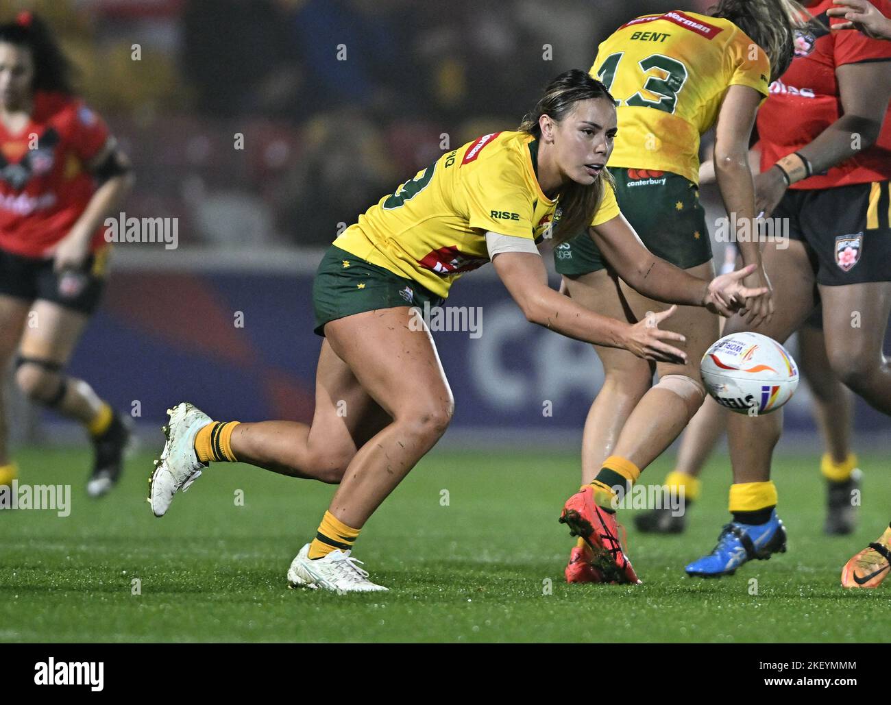 York, United Kingdom. 14th Nov, 2022. Womens rugby league world cup ...