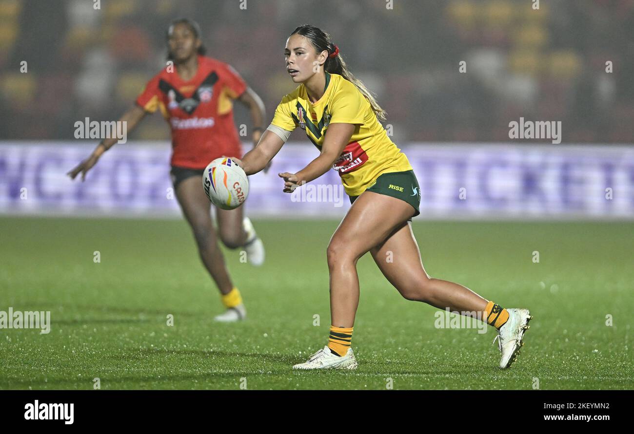 York, United Kingdom. 14th Nov, 2022. Womens rugby league world cup ...