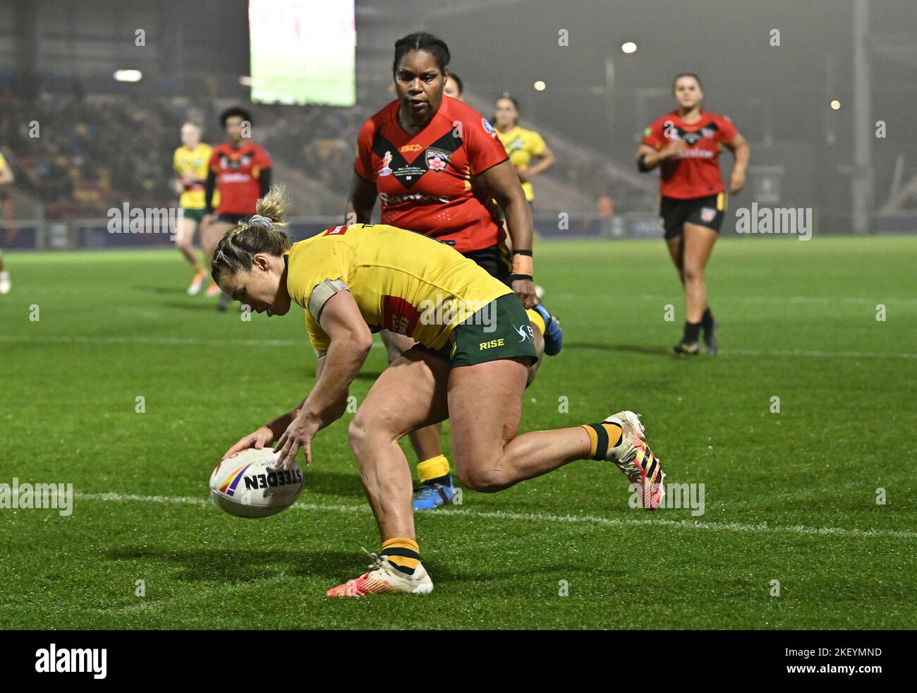 York, United Kingdom. 14th Nov, 2022. Womens rugby league world cup ...