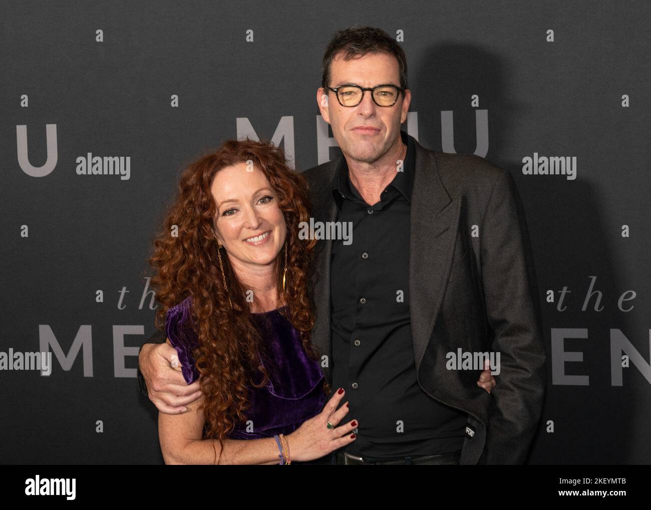 New York. USA, November 14, 2022. Mark Mylod (R) attends premiere of ...