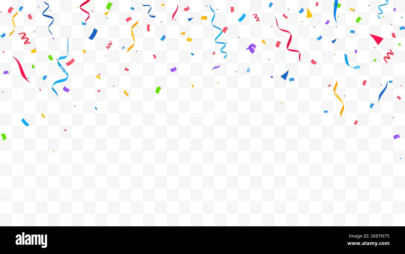 Confetti background. Festive backdrop. Party design with colorful ...