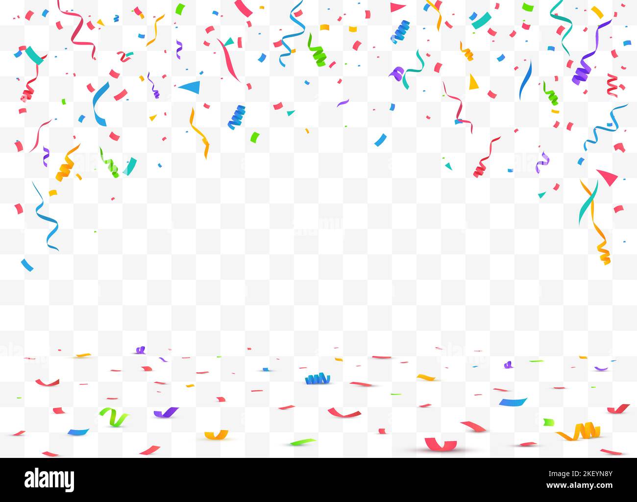 Confetti background. Festive backdrop. Party design with colorful ...