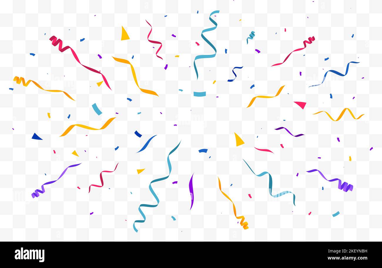 Confetti background. Festive backdrop. Party design with colorful ...