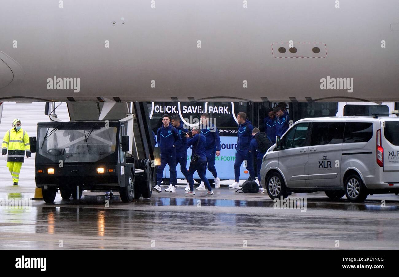 England players boarding a Virgin Atlantic A350 Airbus ahead of its ...
