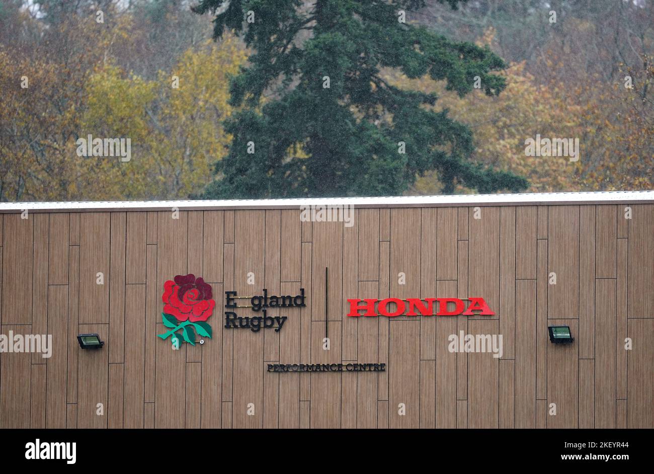 A general view of the building during a training session at Honda ...