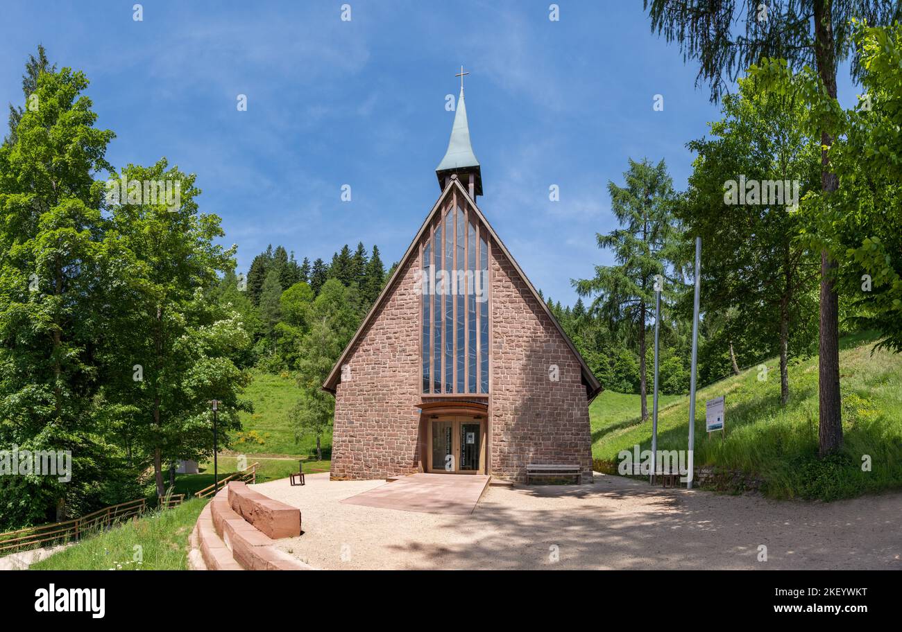 Chapel Allerheiligen near Oppenau in the Black Forest, Germany Stock ...