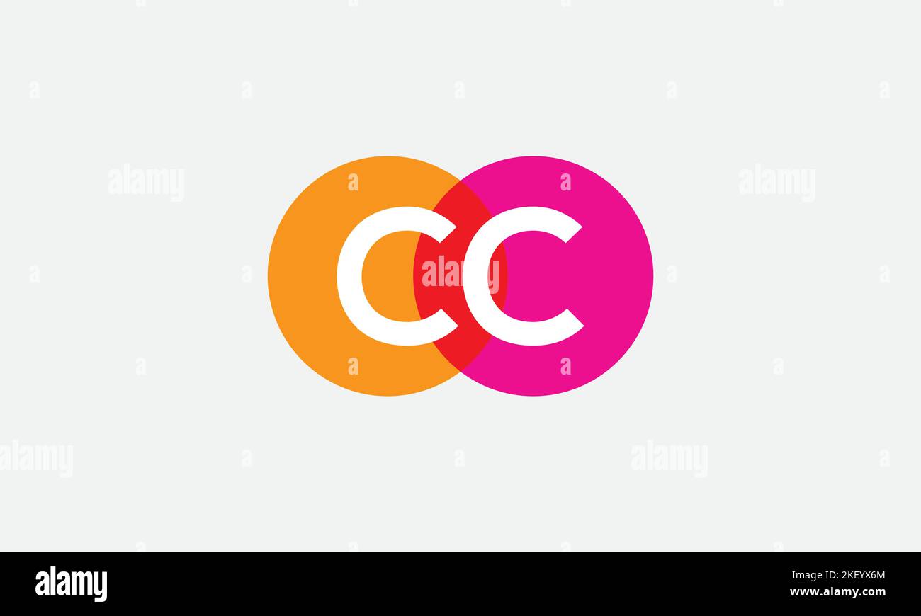 Colourful circle monogram vector hi-res stock photography and images ...
