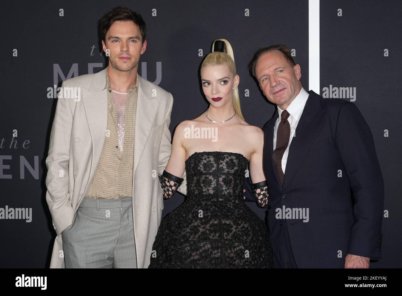 New York City, United States. 14th Nov, 2022. Nicholas Hoult, Anya ...