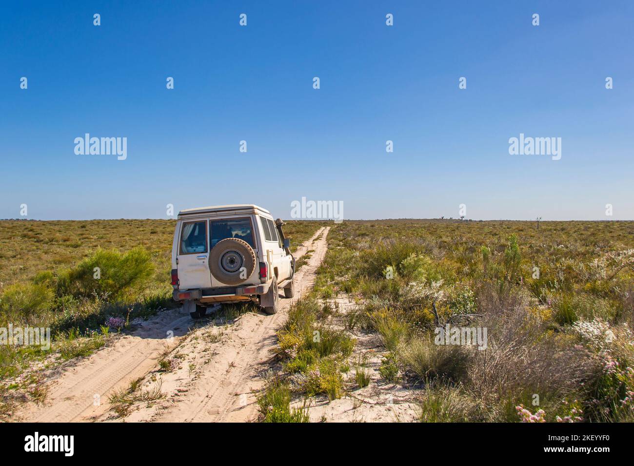 Little Desert National Park Victoria Australia landscape outback track ...