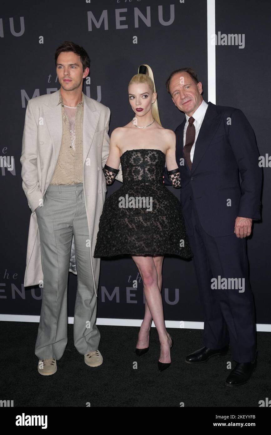 New York City, United States. 14th Nov, 2022. Nicholas Hoult, Anya ...