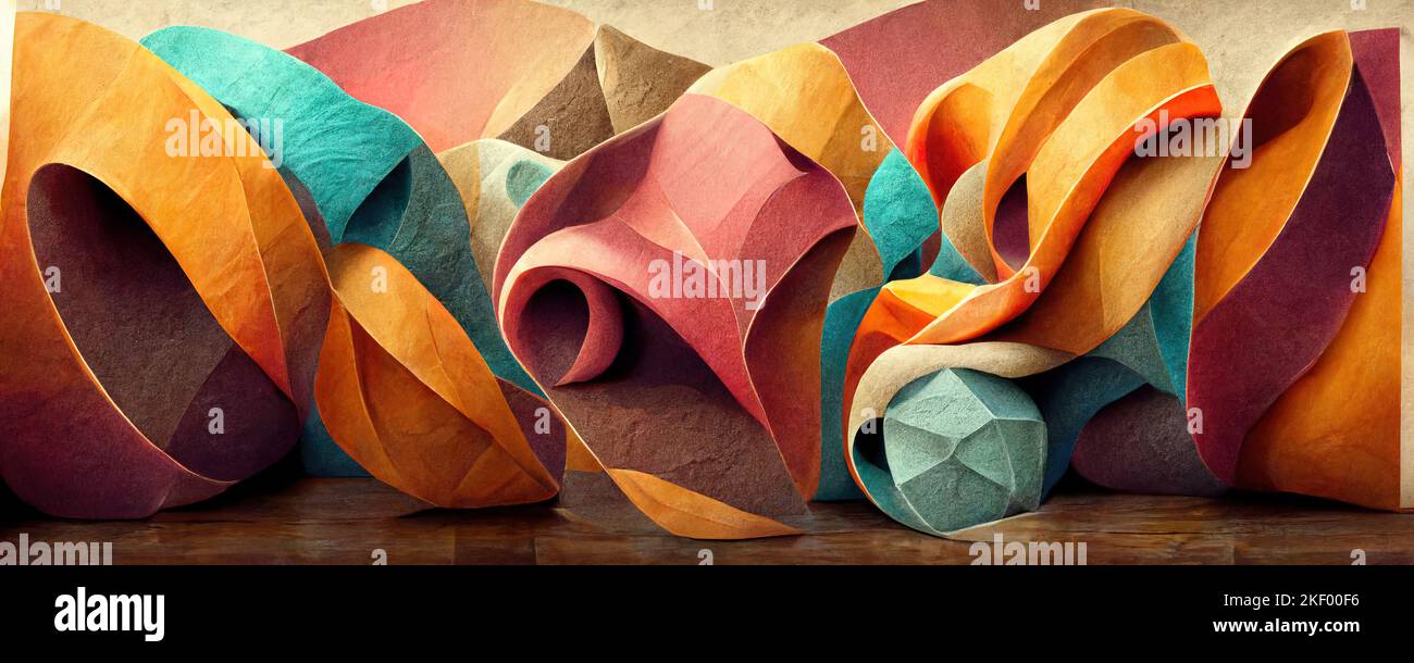 super bright vibrant colors, closeup of the painting. luxury background ...