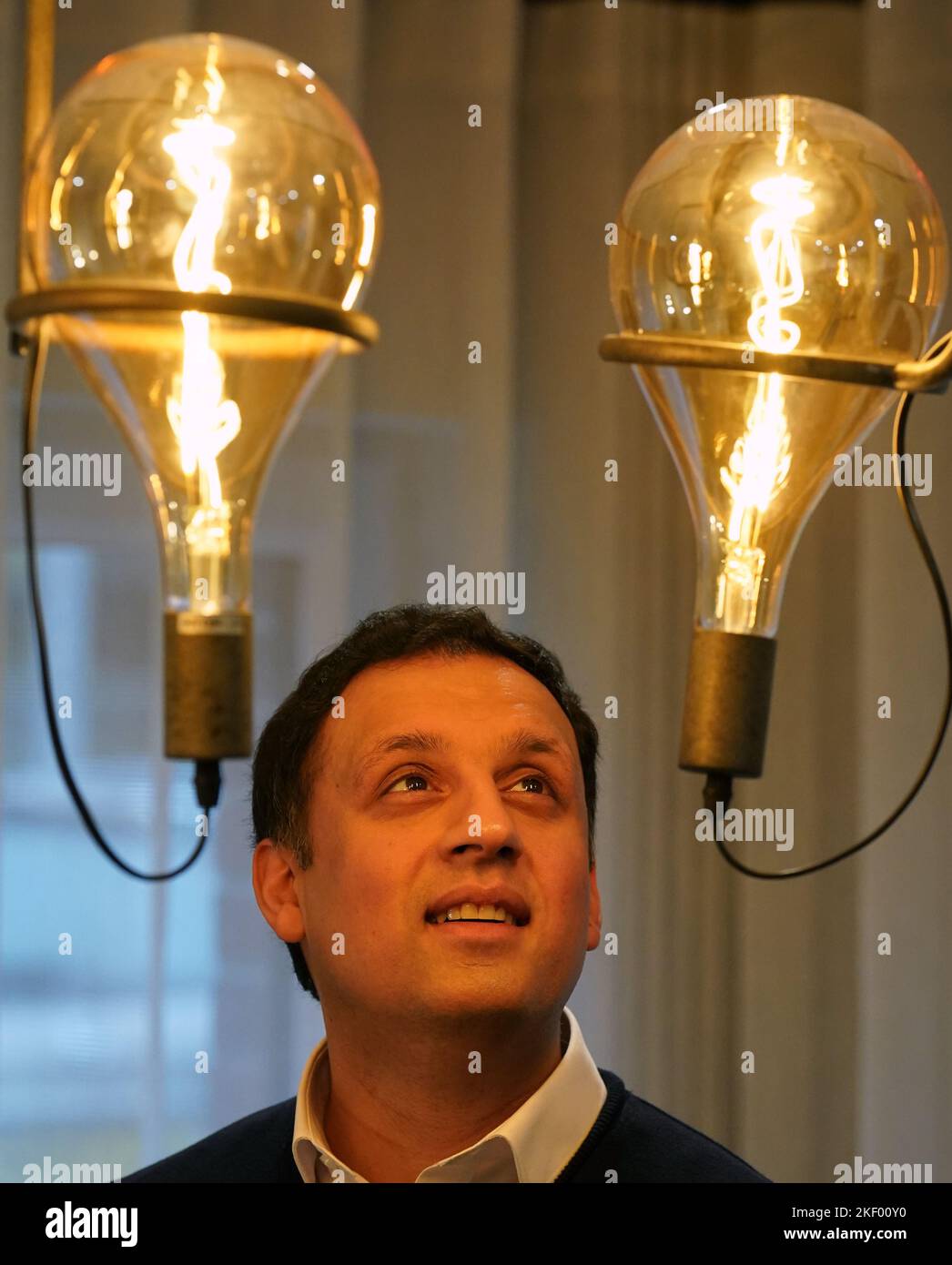 Scottish Labour Leader Anas Sarwar During A Visit To A Housebuilders