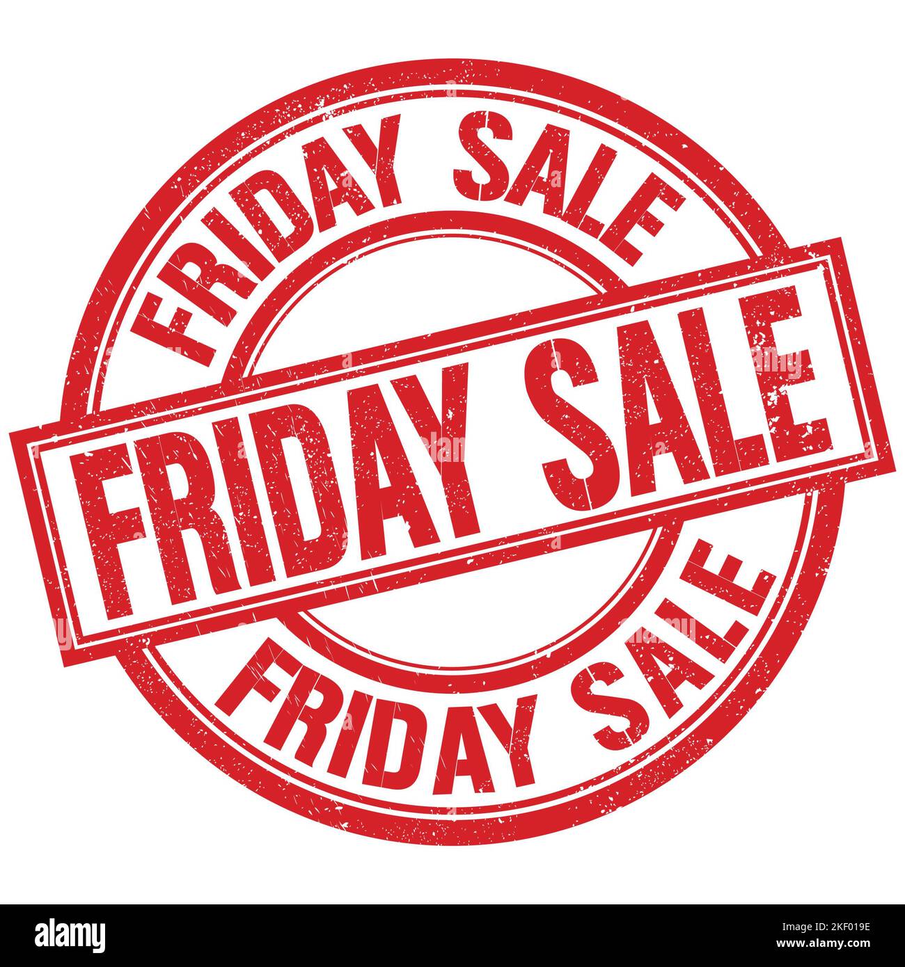 FRIDAY SALE text written word on red round stamp sign Stock Photo - Alamy