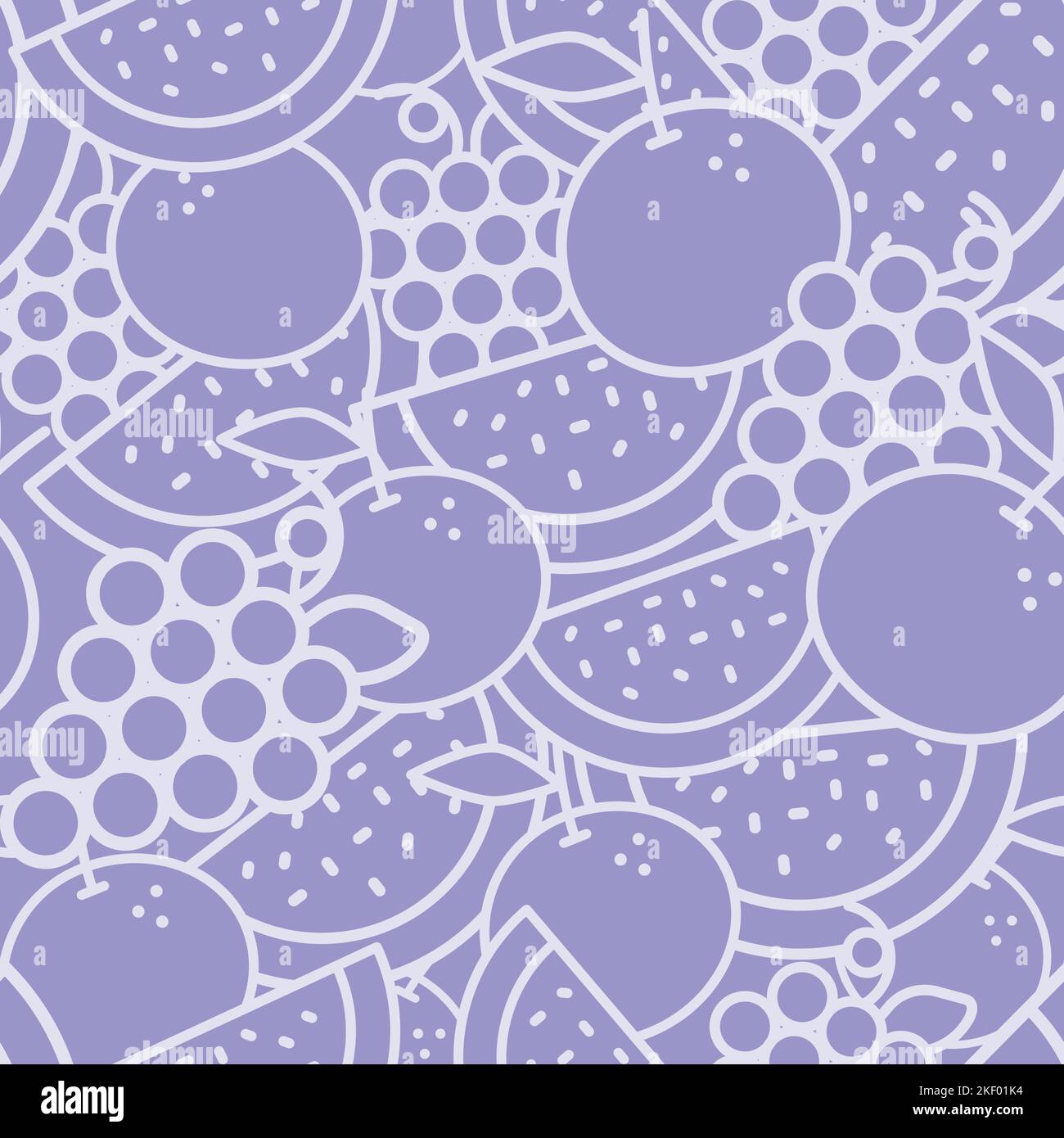 Violet textured fruits vector repeat pattern background design Stock ...