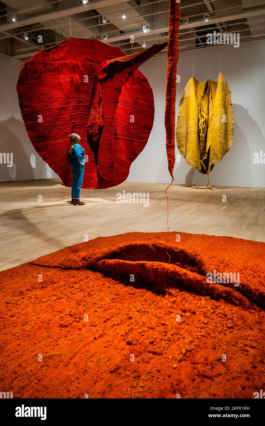 London, UK. 15th Nov, 2022. Abakan Red is the centrepiece of Petrified ...