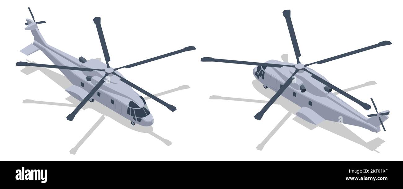 Isometric Anti-submarine warfare, medium-lift transport, search and ...