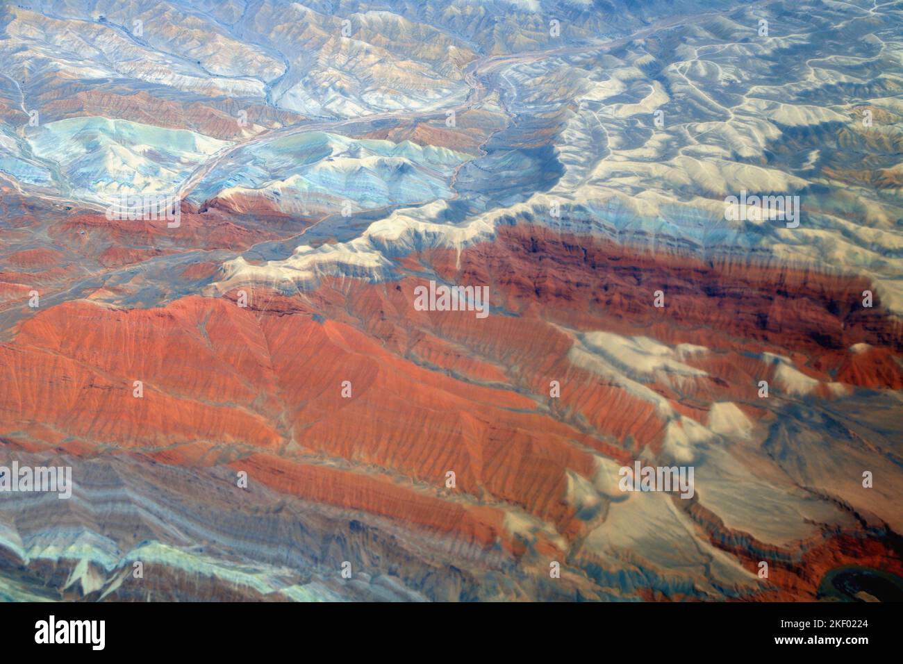 Aerial photos show the beautiful scenery of Bailidanxia Scenic Byway in ...