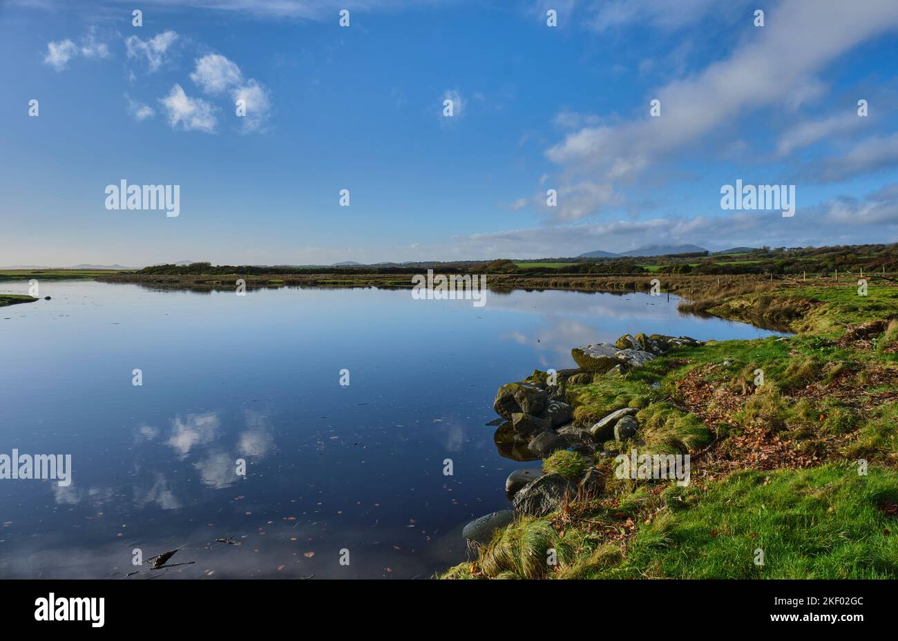 The Afon Dwyfor near Criccieth, Gwynedd, Wales Stock Photo - Alamy