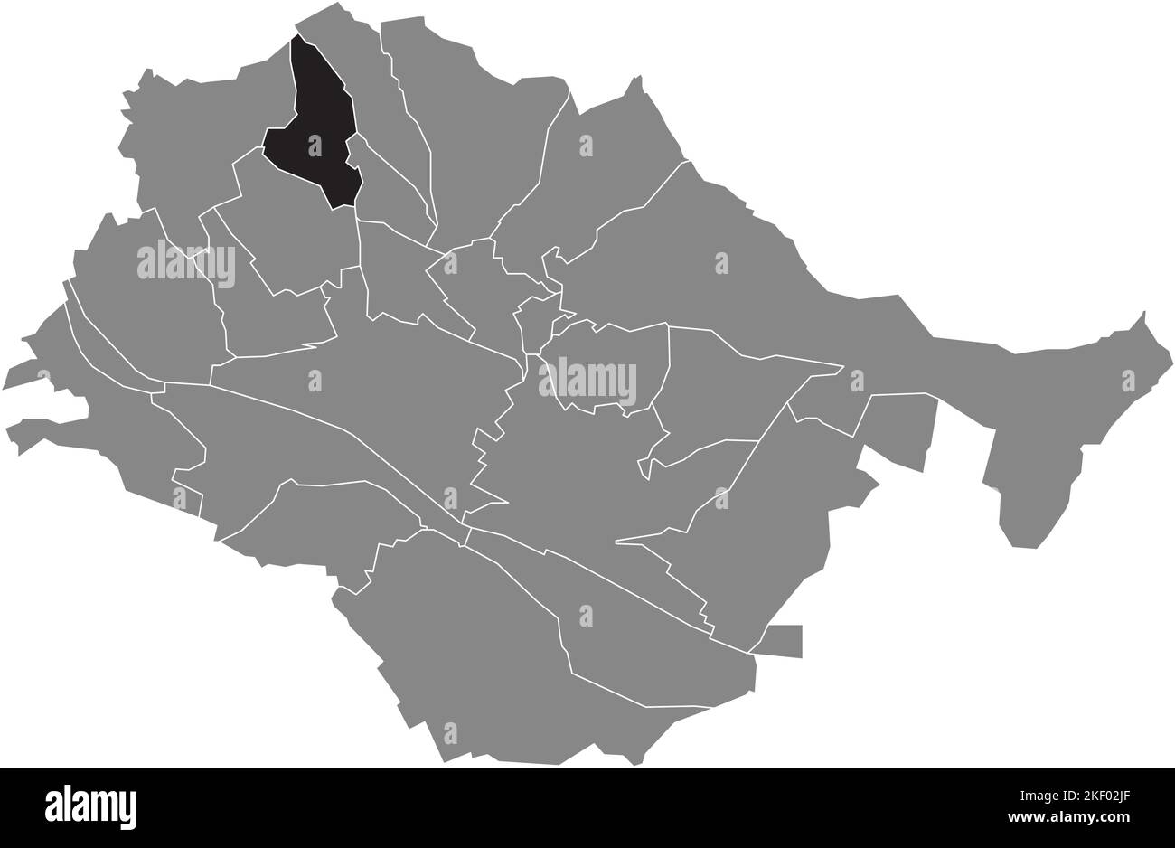 Locator map of the KRUMMENACKER MUNICIPALITY, ESSLINGEN Stock Vector ...