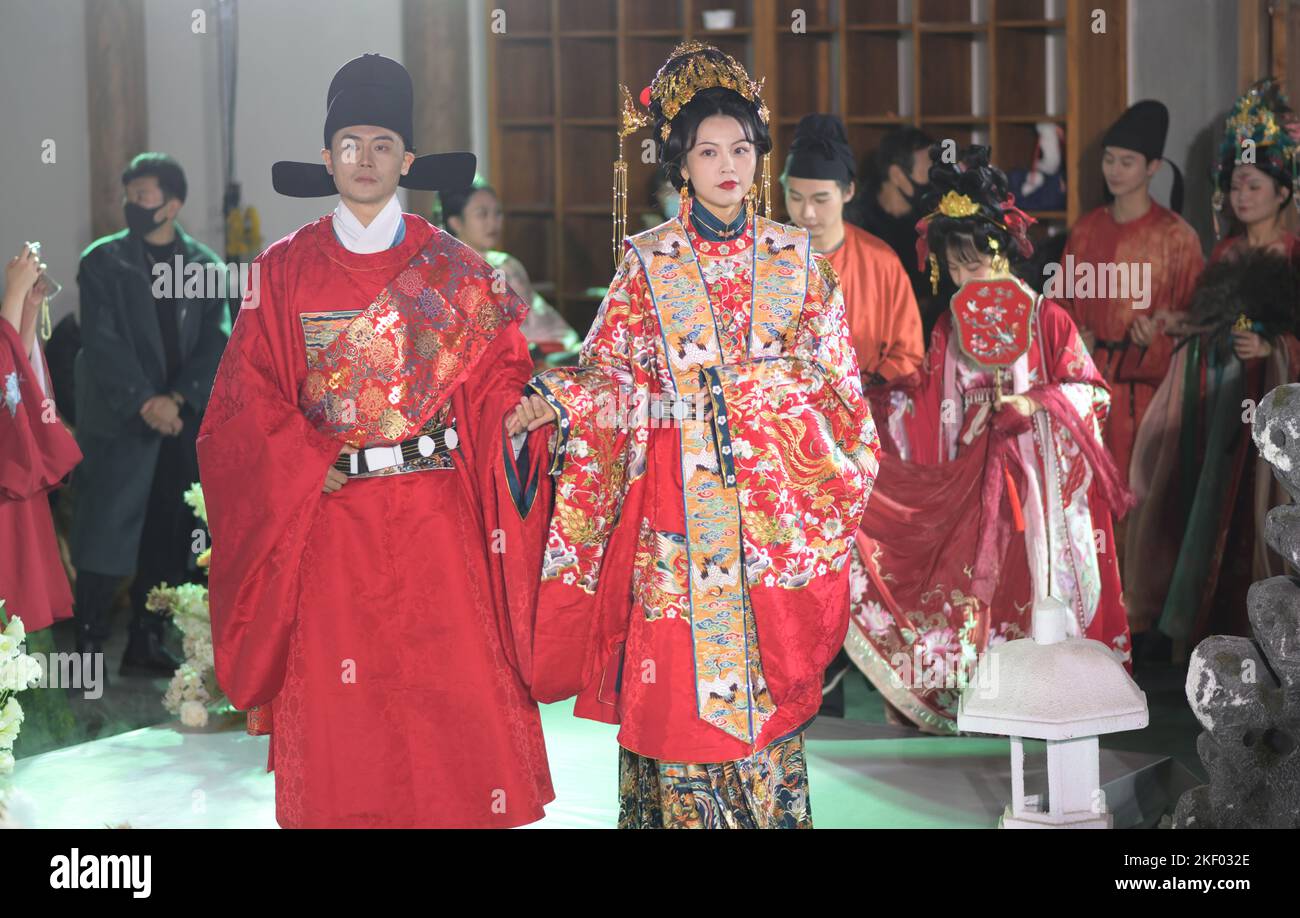 The Hanfu (the traditional dress of the Han Chinese People) Culture Festival was held in ...