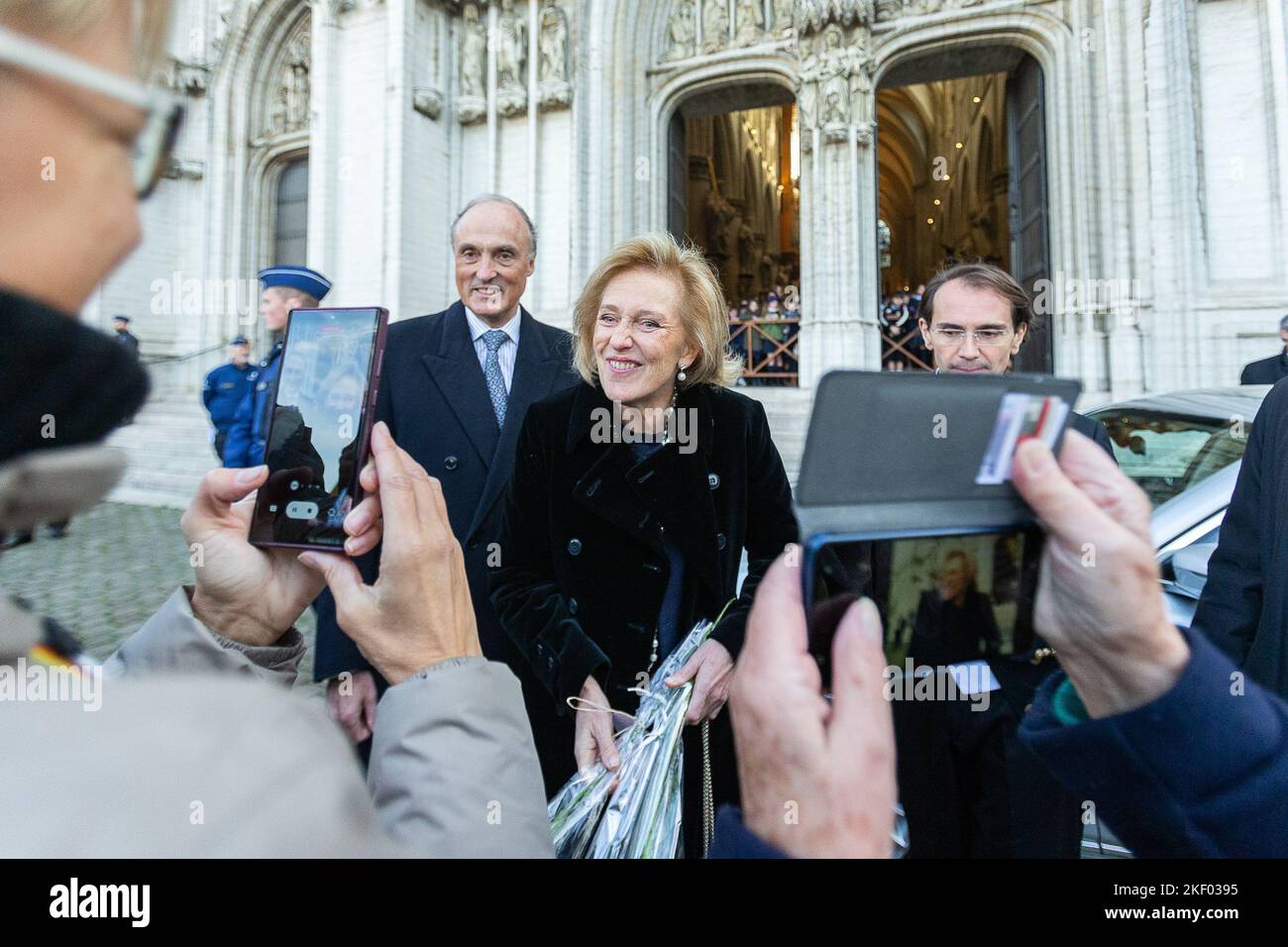Brussels, Belgium, 15 November 2022. Prince Lorenz of Belgium and Princess Astrid of Belgium ...