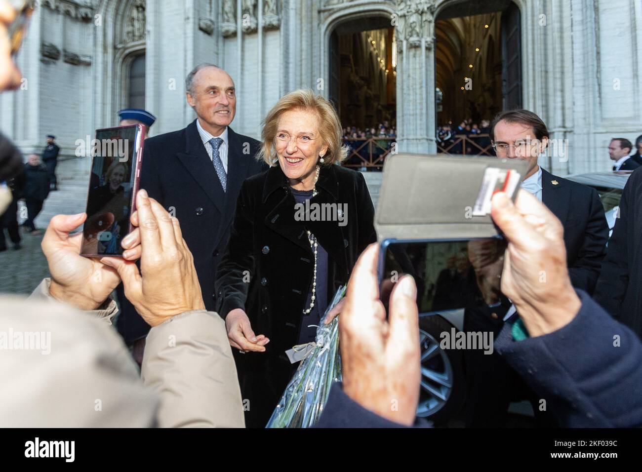 Brussels, Belgium, 15 November 2022. Prince Lorenz of Belgium and Princess Astrid of Belgium ...