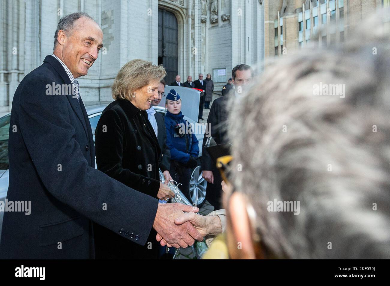 Brussels, Belgium, 15 November 2022. Prince Lorenz of Belgium and Princess Astrid of Belgium ...