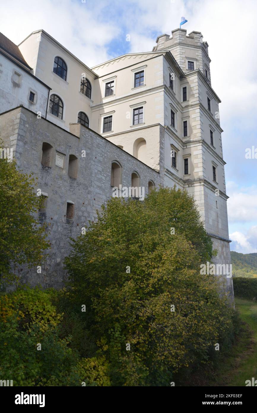 The Willibaldsburg above Eichst tt. Eichst tt is a old town of Bavaria, Germany Stock Photo - Alamy