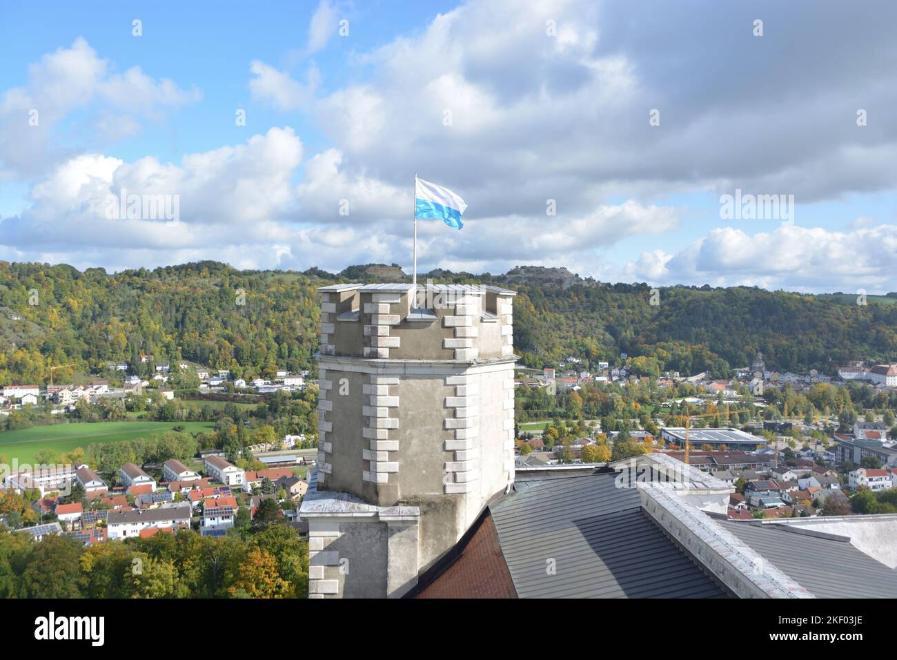The Willibaldsburg above Eichst tt. Eichst tt is a old town of Bavaria, Germany Stock Photo - Alamy