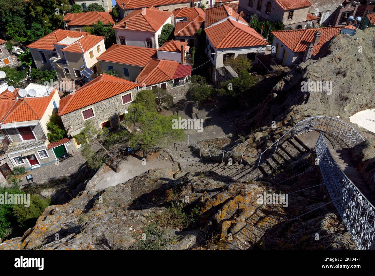 View of Petra from the Church of Our Lady of the Sweet Kiss ...