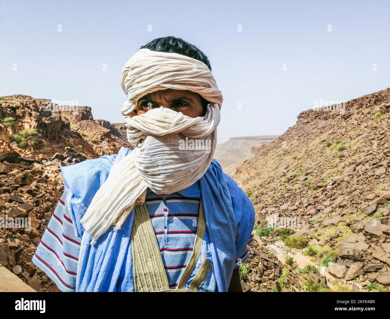 Mauritania, surrounding of Chinguetti, portrait Stock Photo - Alamy