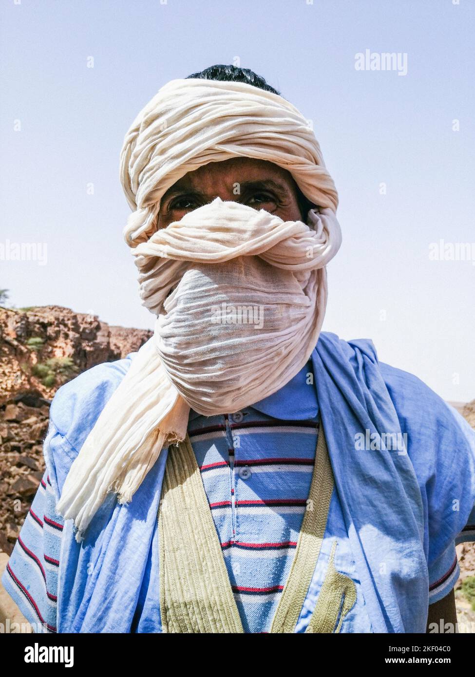 Mauritania, surrounding of Chinguetti, portrait Stock Photo - Alamy