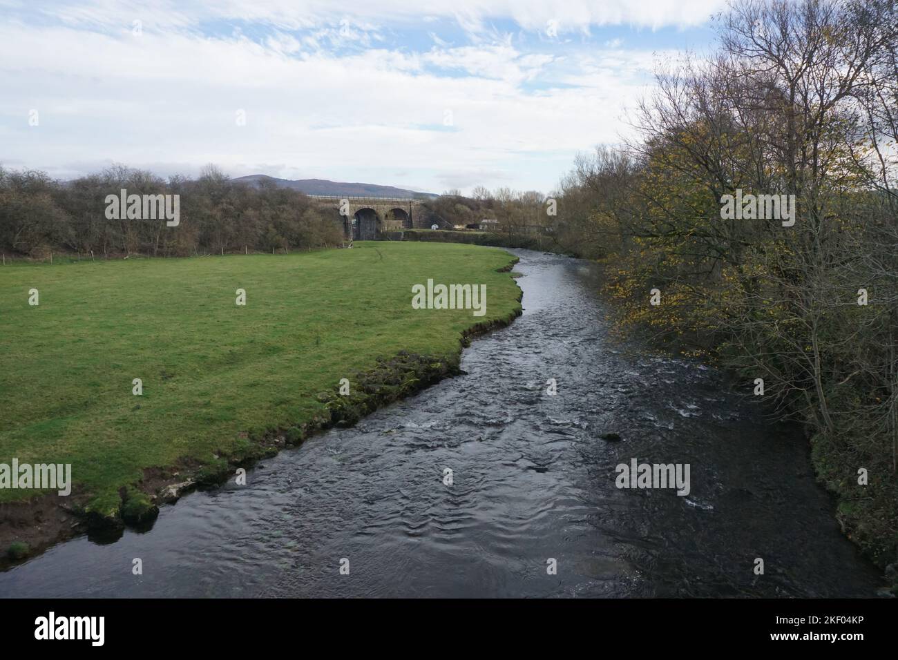 River Ribble, Clitheroe Stock Photo - Alamy
