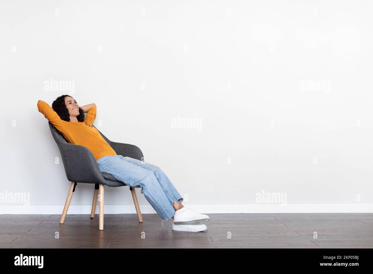 Young woman reclining hi-res stock photography and images - Alamy