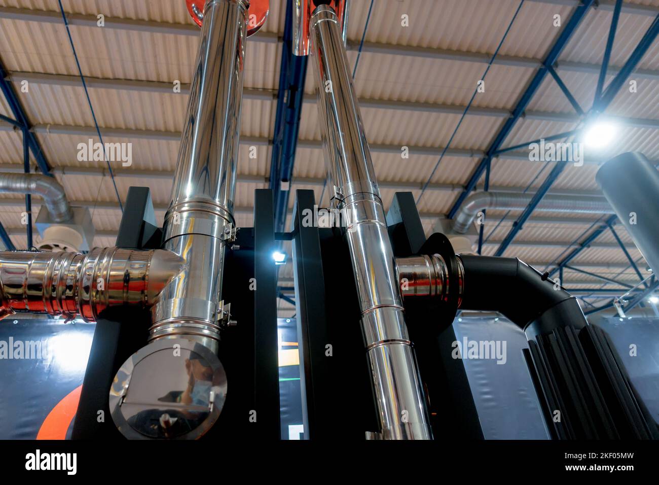 Chimneys made of stainless steel. Heating systems, chimney systems ...