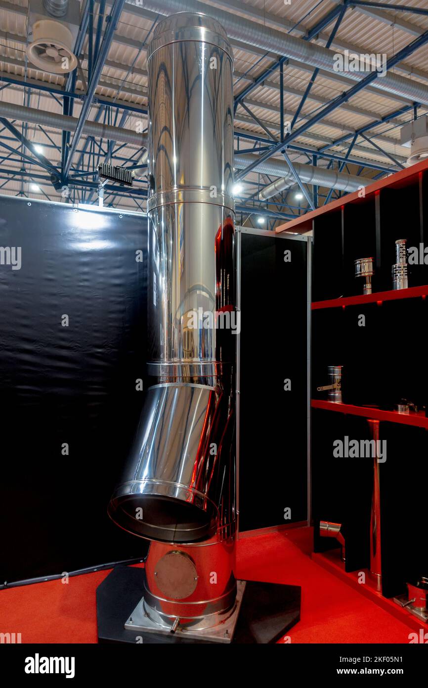 Chimneys made of stainless steel. Heating systems, chimney systems ...