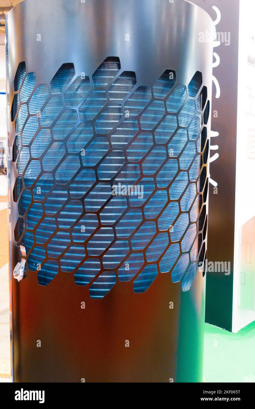 Fan coil unit for heating and cooling Stock Photo - Alamy