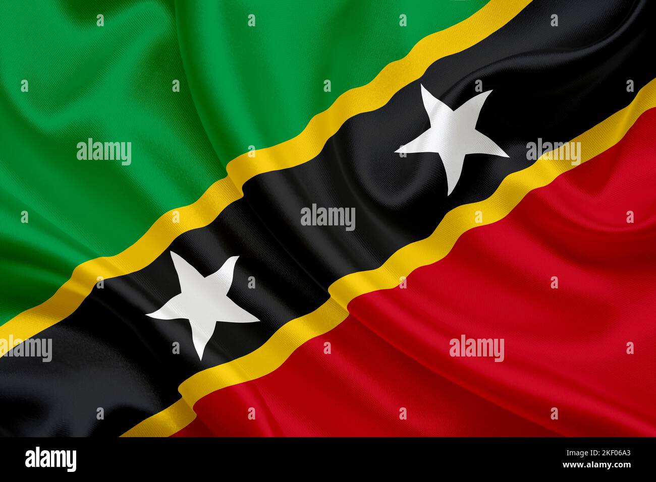 Saint kitts and nevis flags hi-res stock photography and images - Alamy
